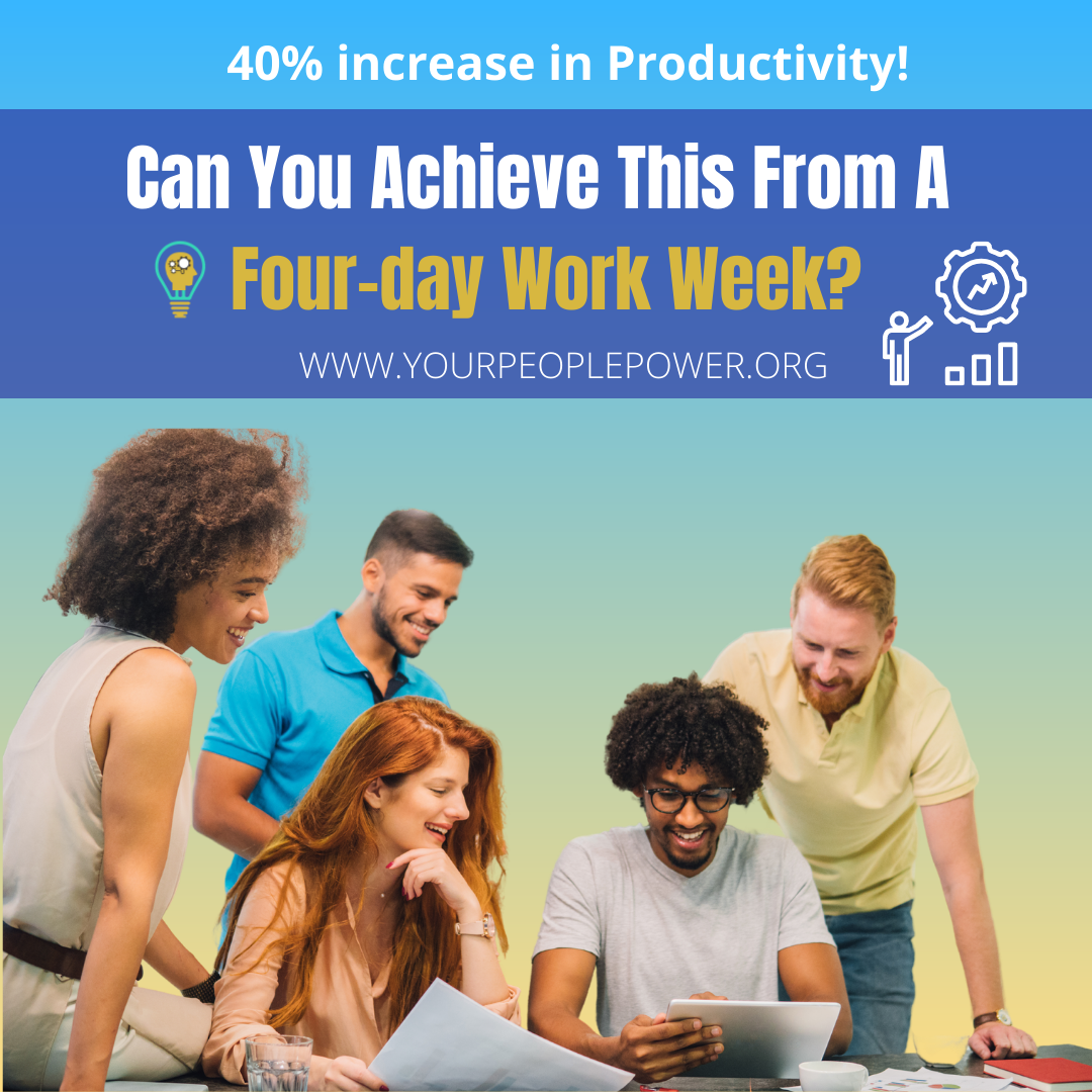 40% increase in productivity achieved from a FOUR-DAY WORK WEEK! - Your ...